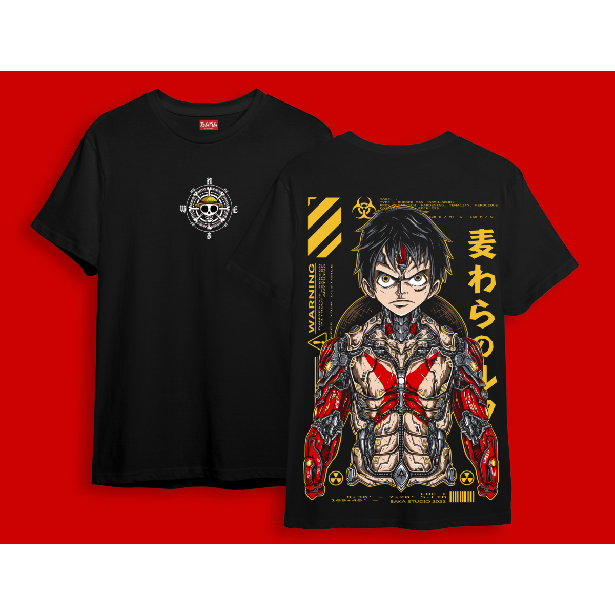 Monkey D. Luffy- Straw Hat Pirates- One Piece - Baka Studio